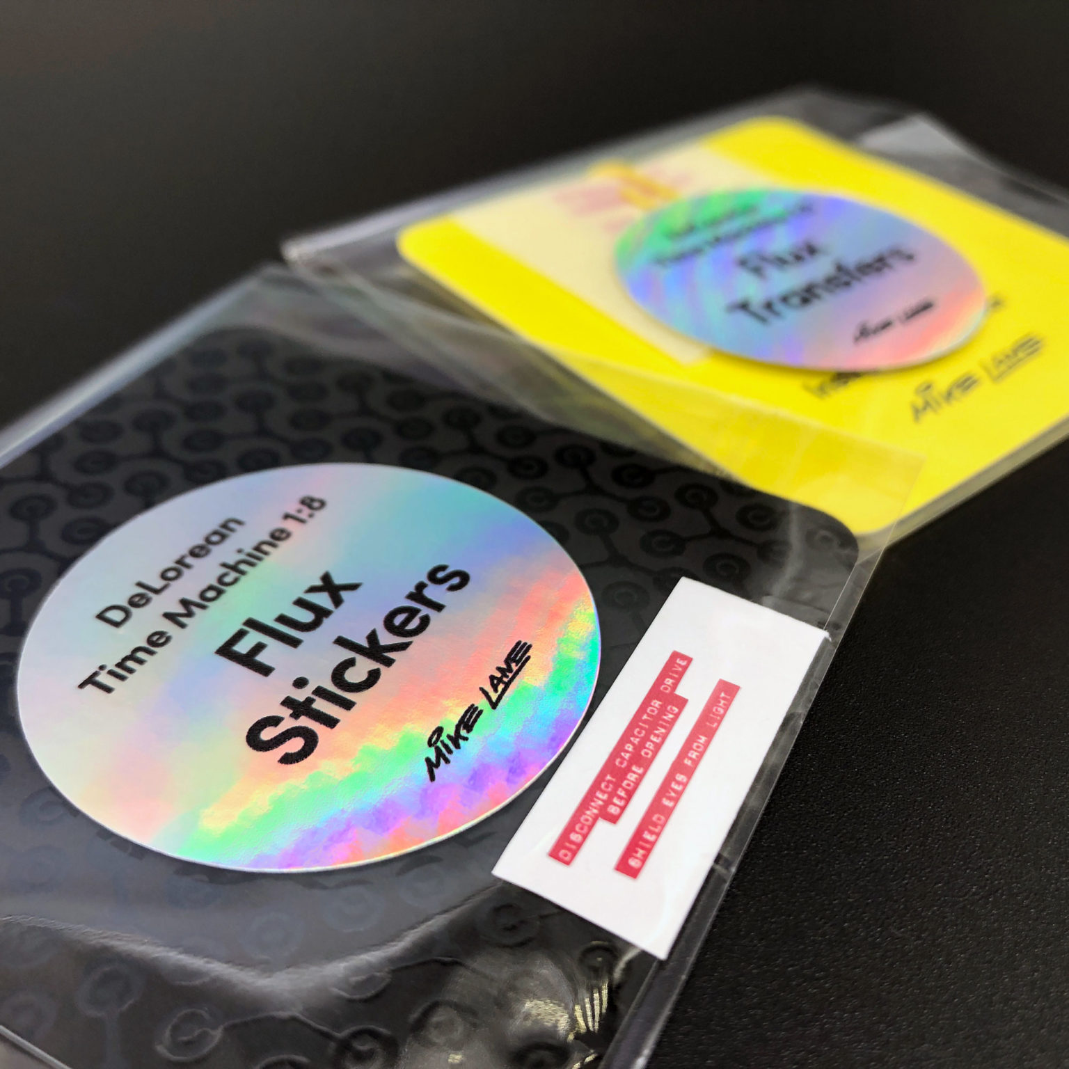 DeLorean Flux Capacitor Stickers/Transfers | Fanhome/Eaglemoss mods