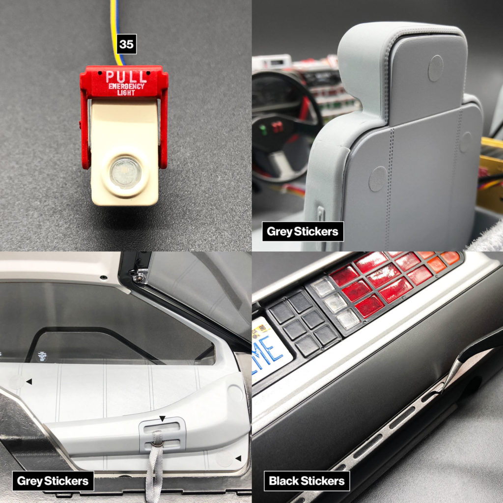 DeLorean Stickers Set Mod | Decals for Fanhome/DeAgostini/Eaglemoss ...