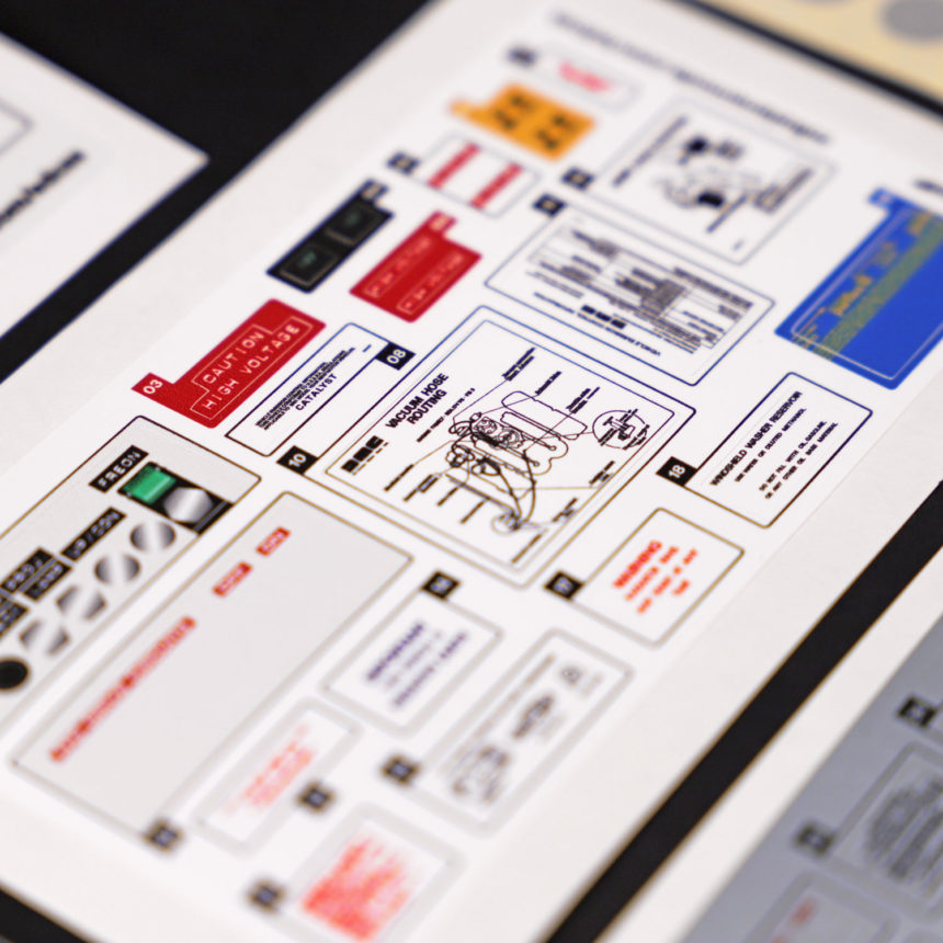 DeLorean Stickers Set Mod | Decals for Fanhome/DeAgostini/Eaglemoss ...