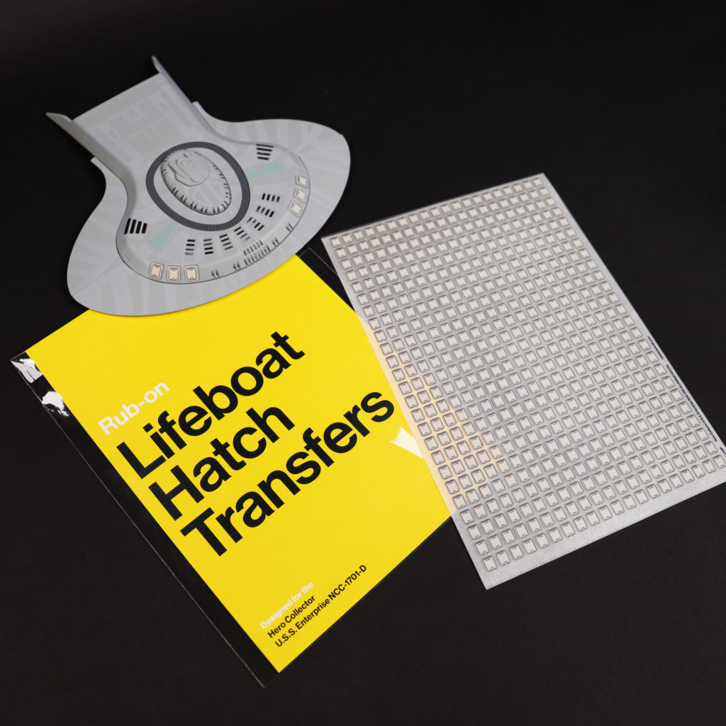 Lifeboat Hatches mod for U.S.S. Enterprise model by Fanhome or Hero ...