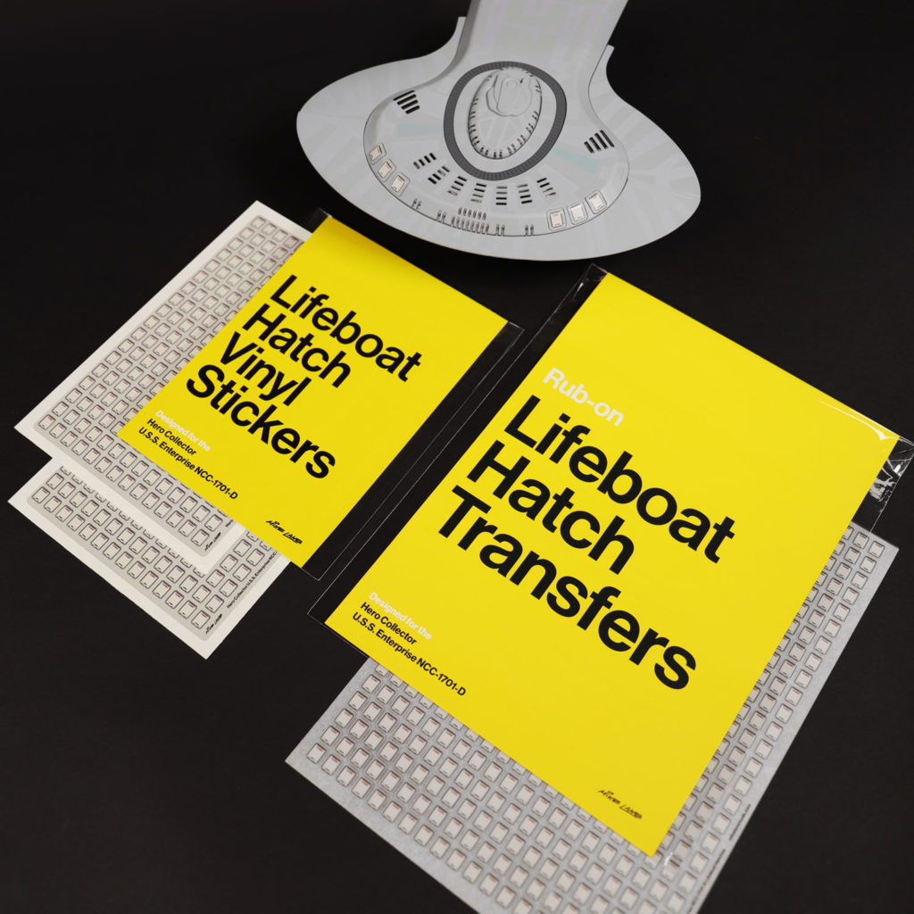 Lifeboat Hatches mod for U.S.S. Enterprise model by Fanhome or Hero ...