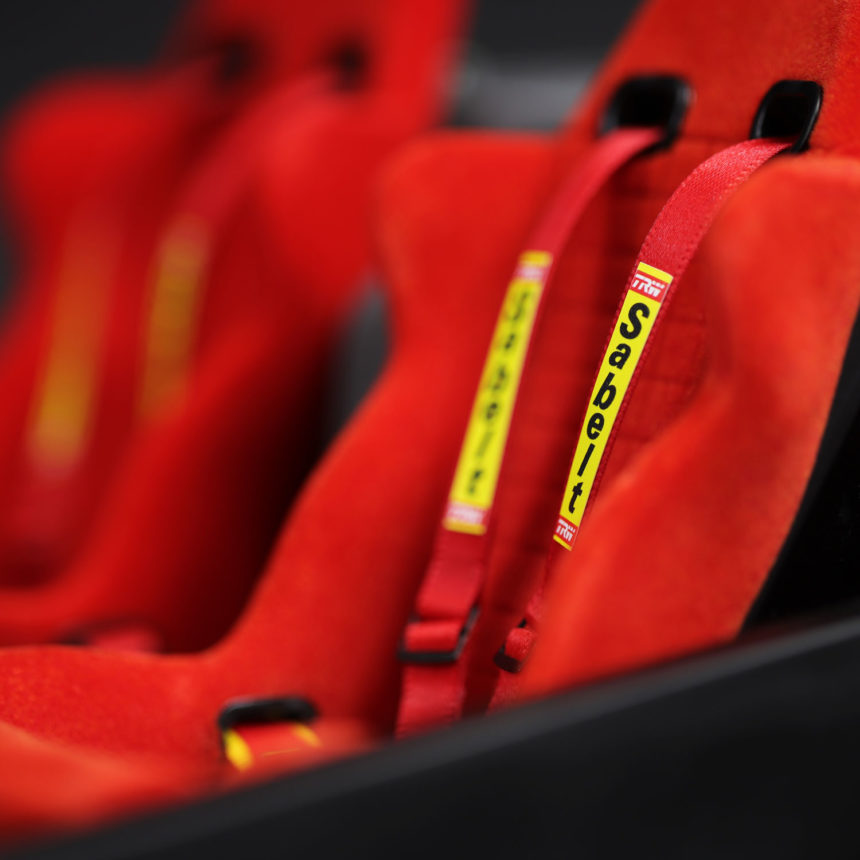 High Tack Sabelt Harness Stickers for the Panini F40 | Mike Lane Mods