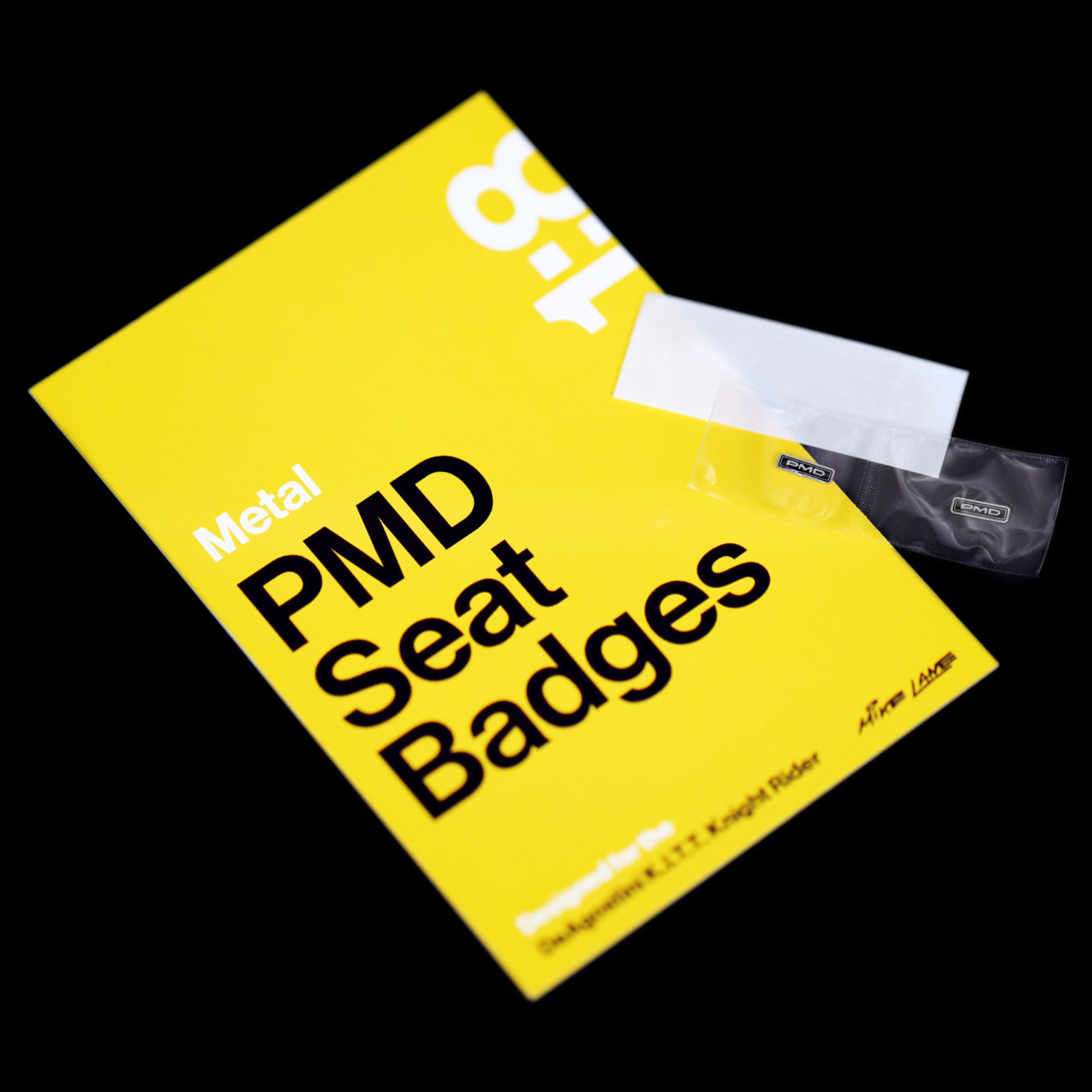 1:8 Metal PMD Seat Badges | Fanhome KITT Supercar mods