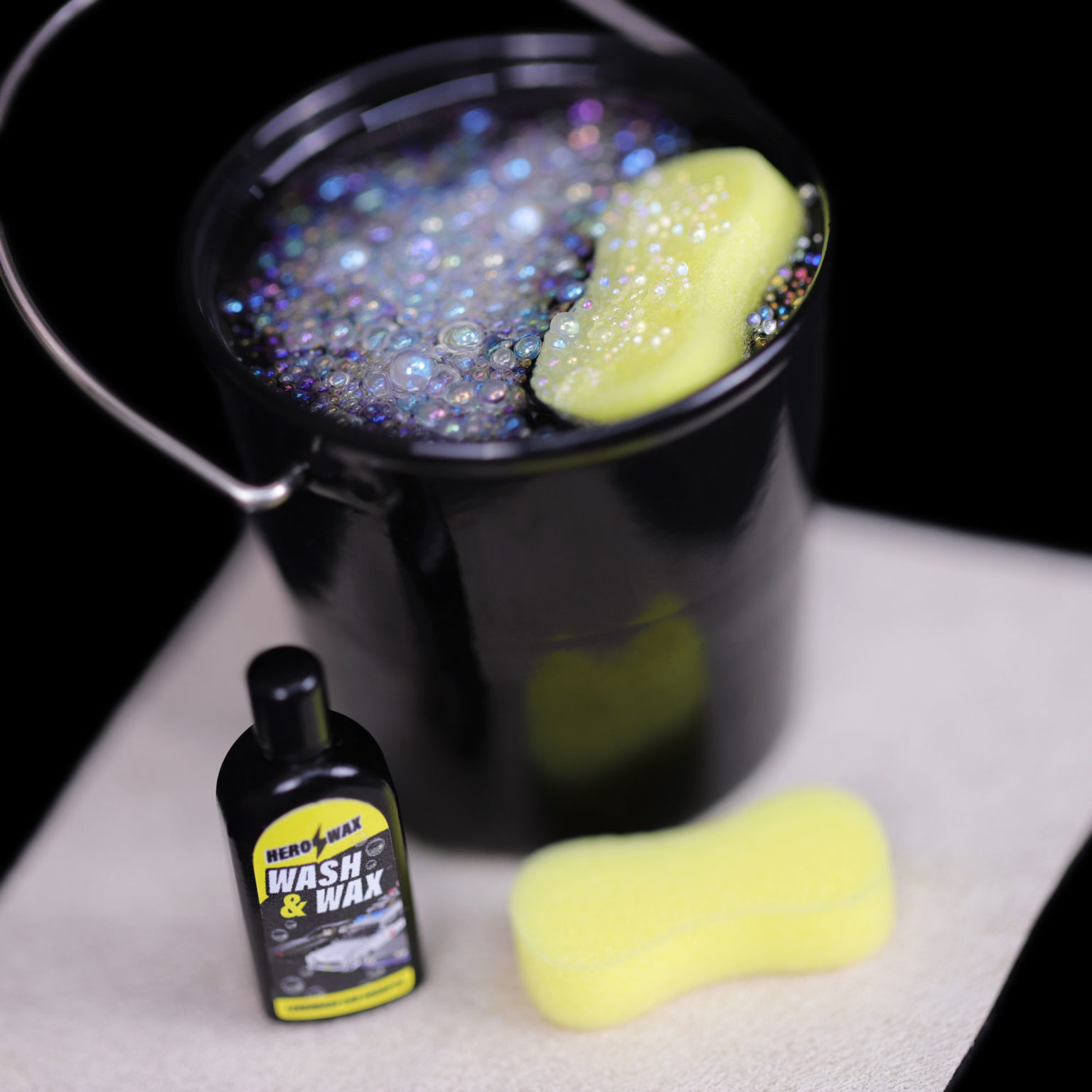 Replica Car Wash Set | 1:8 Scale Model Accessory | Partworks