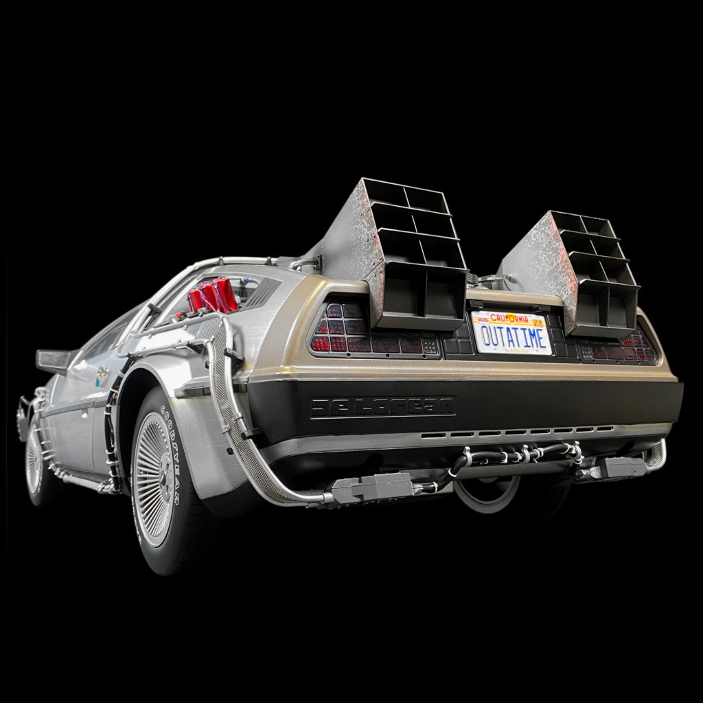 Die-cast metal licence plates for 1:6 Hot Toys DeLorean model | Mike Lane