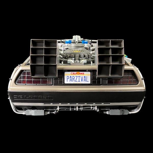 Die-cast metal licence plates for 1:6 Hot Toys DeLorean model | Mike Lane