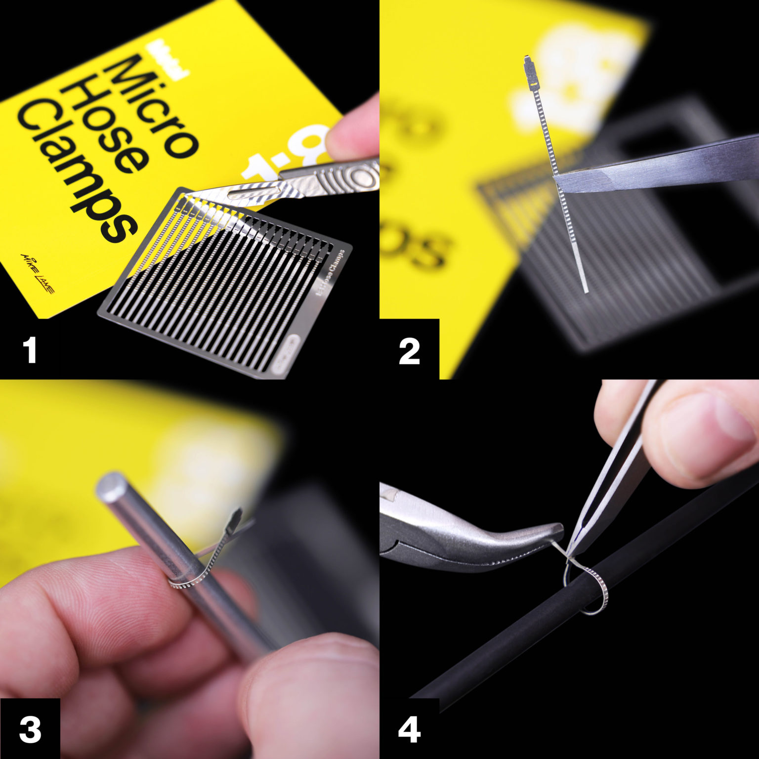 Micro Hose Clamps for Models | Scale Detailing Parts | Mike Lane
