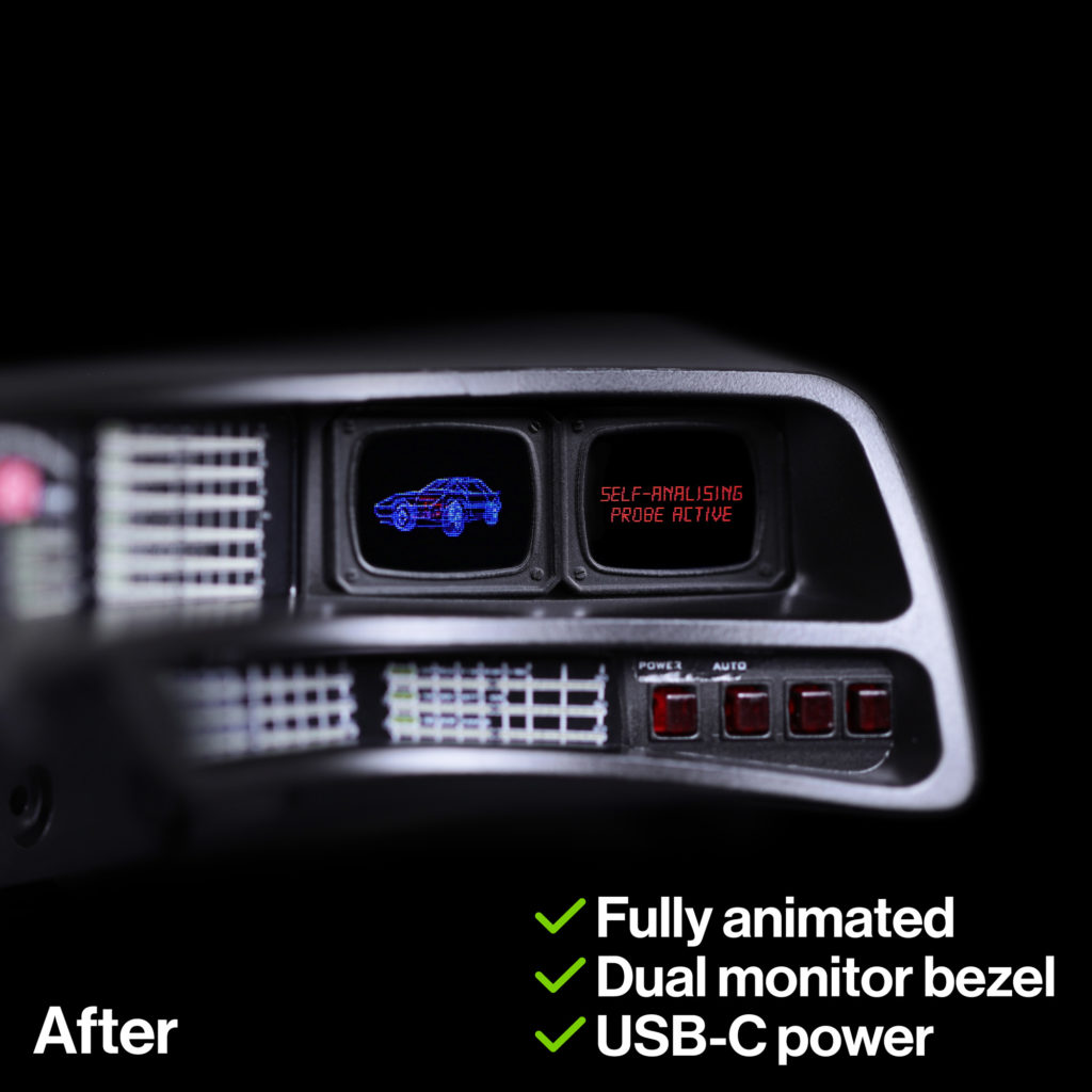 2-in-1 Dashboard Monitors and USB-C Power Mod | Fanhome KITT