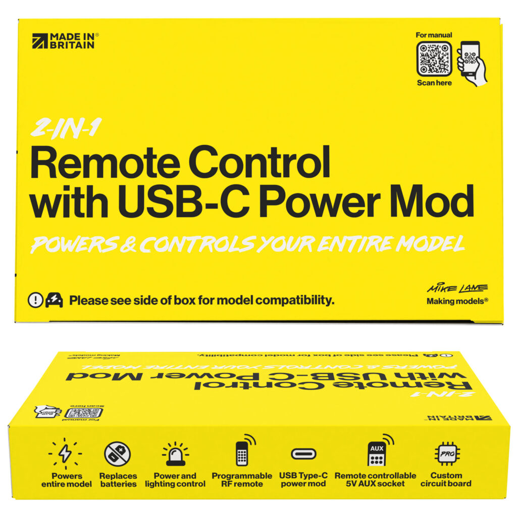 Fanhome/Eaglemoss Ecto-1 USB-C Power Mod with RF Remote