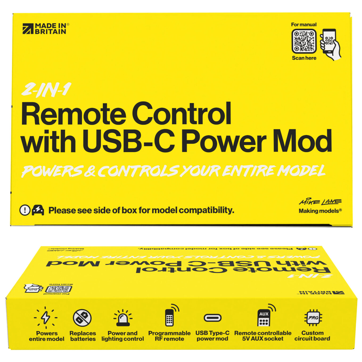 Fanhome/Eaglemoss DeLorean USB Power Mod with RF Remote