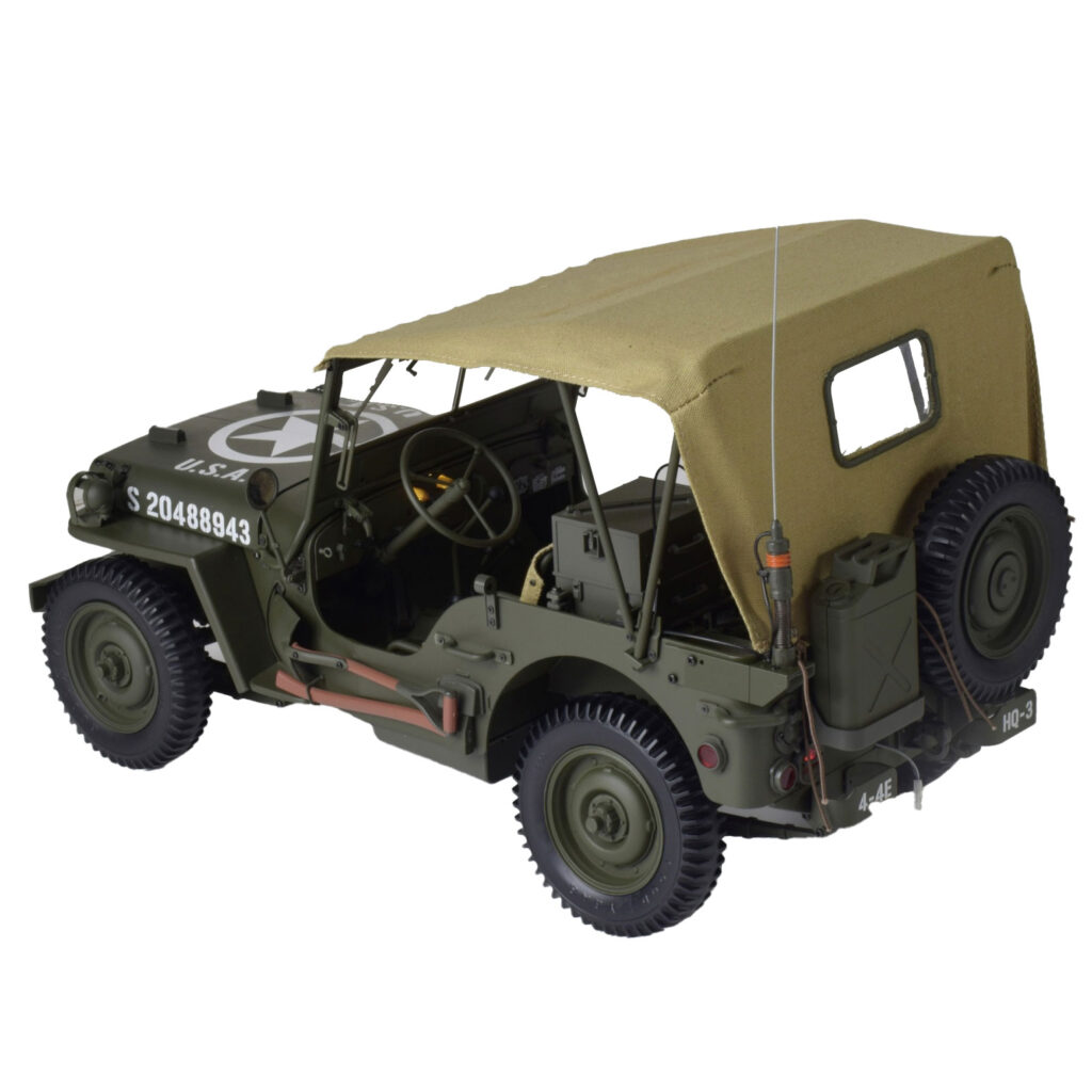 Build a Willys Jeep® 1:8 Full Partwork Kit – Diecast Military Model