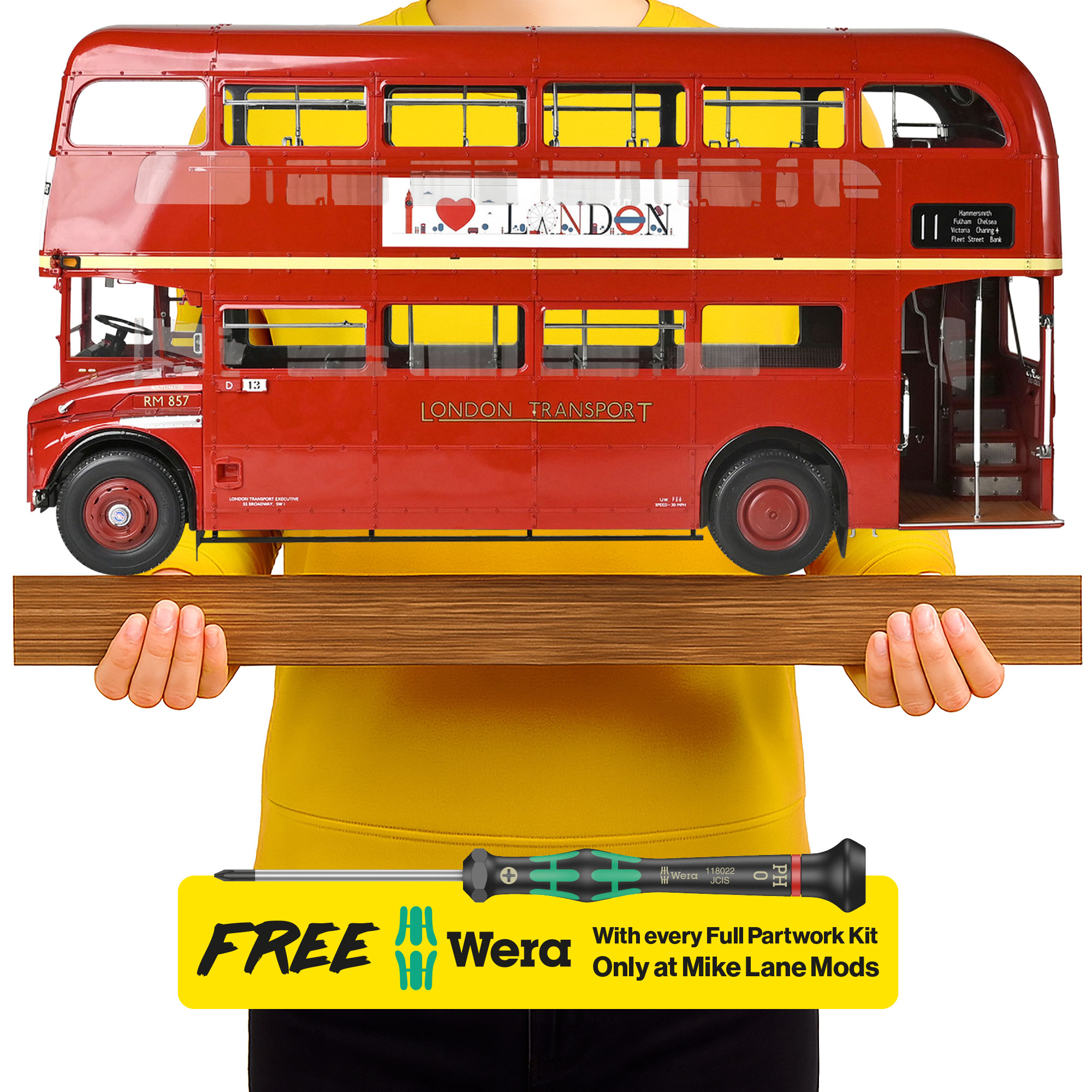 Build the 1:12 IXO Routemaster RM857 Full Partwork Kit
