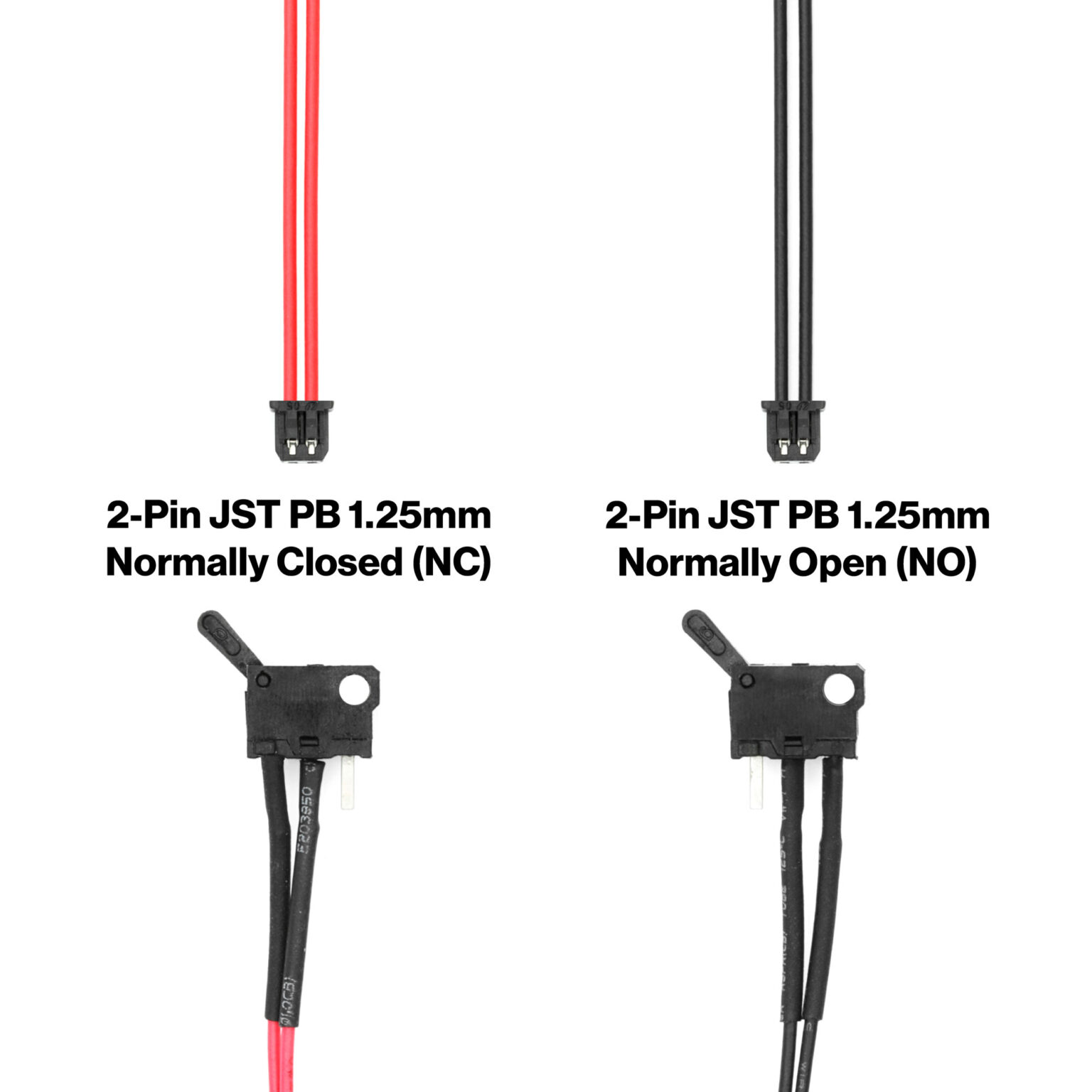 Limit Switches for Scale Models & RC | NO & NC JST 1.25mm